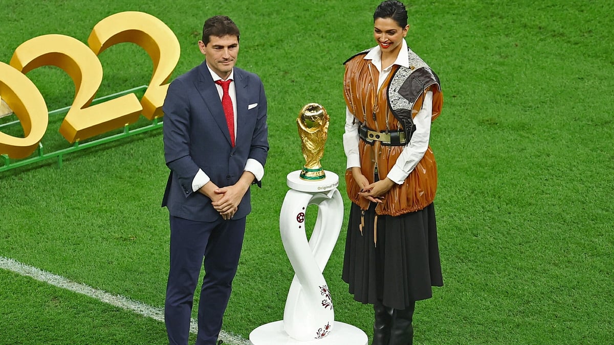 In Pics: Deepika Padukone unveils FIFA World Cup trophy
